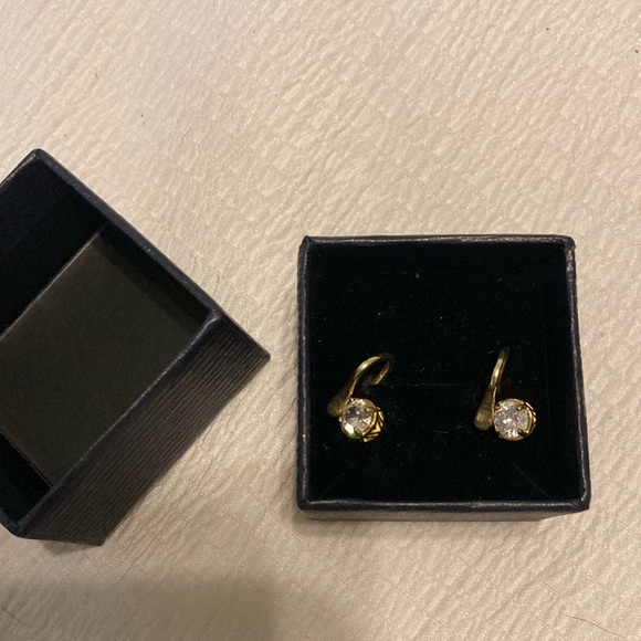 Stauer | Jewelry | Stauer Gold Finish Diamondaura Drop Earrings | Poshmark